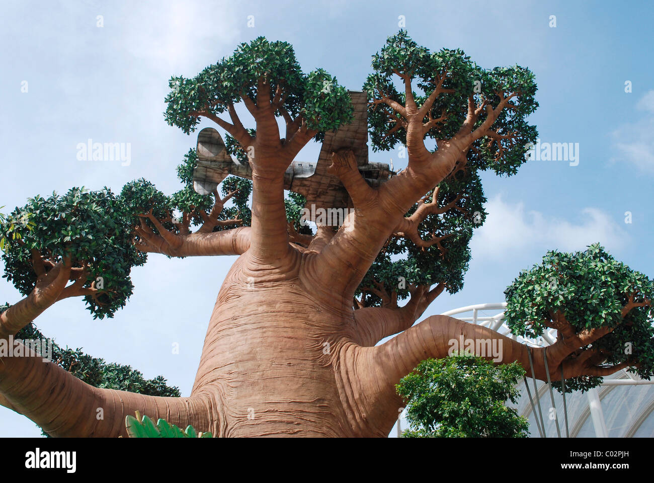 artificial tree or tree sculpture Stock Photo - Alamy
