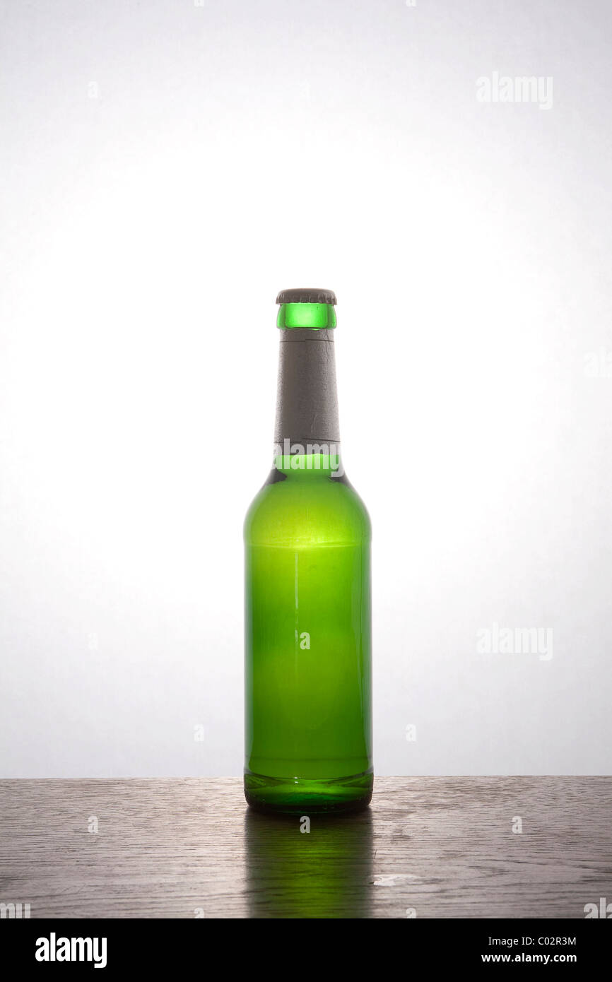 Green beer bottle Stock Photo - Alamy