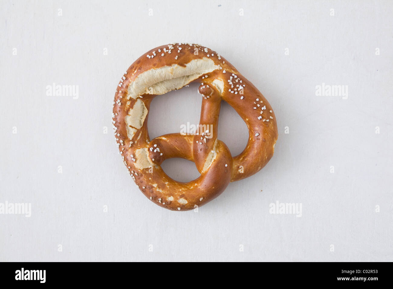 Salty pretzel roll close hi-res stock photography and images - Alamy