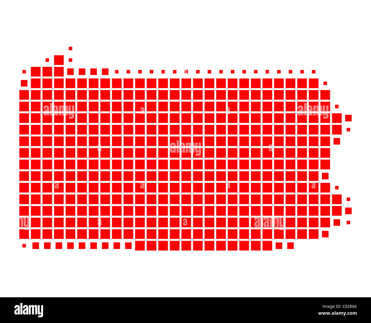 Map of Pennsylvania Stock Photo - Alamy
