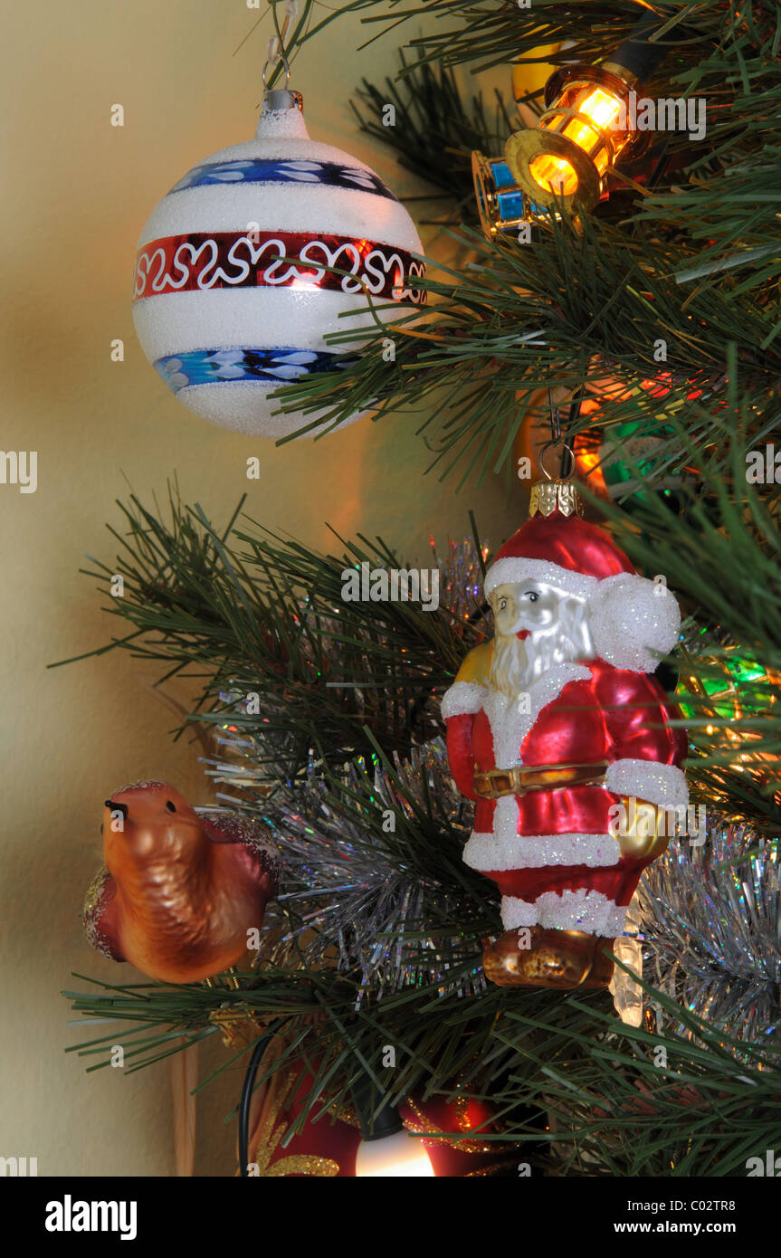 Hanging father christmas lights hi-res stock photography and images - Alamy