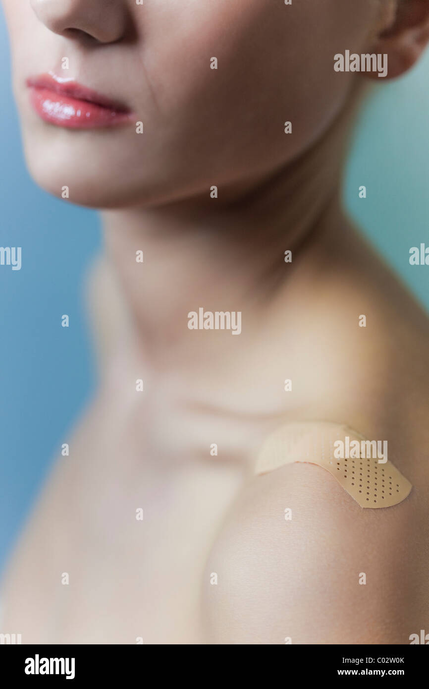 Young woman bandages on hi-res stock photography and images - Alamy