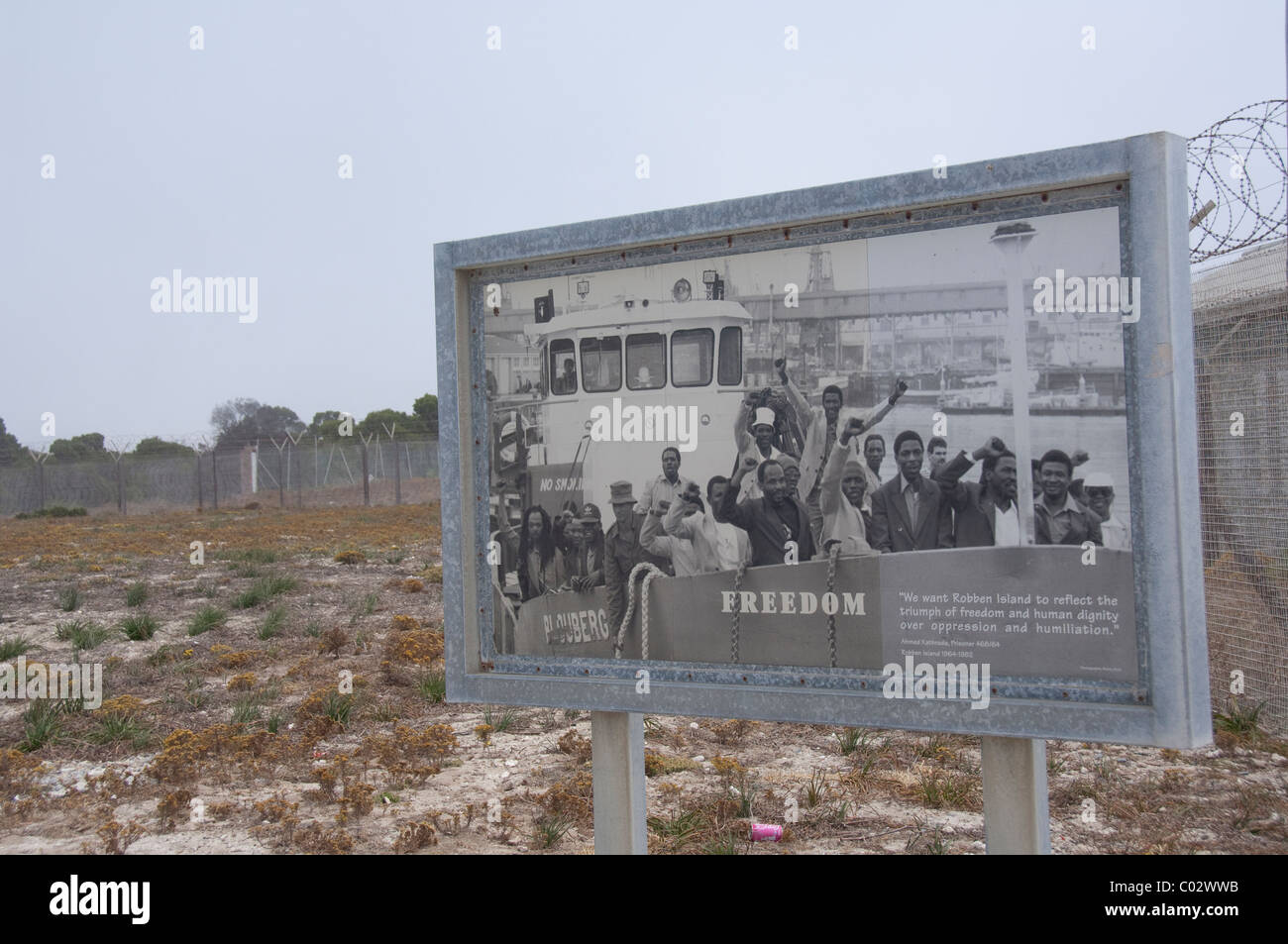 Robben Island South Africa Prison Sign High Resolution Stock ...