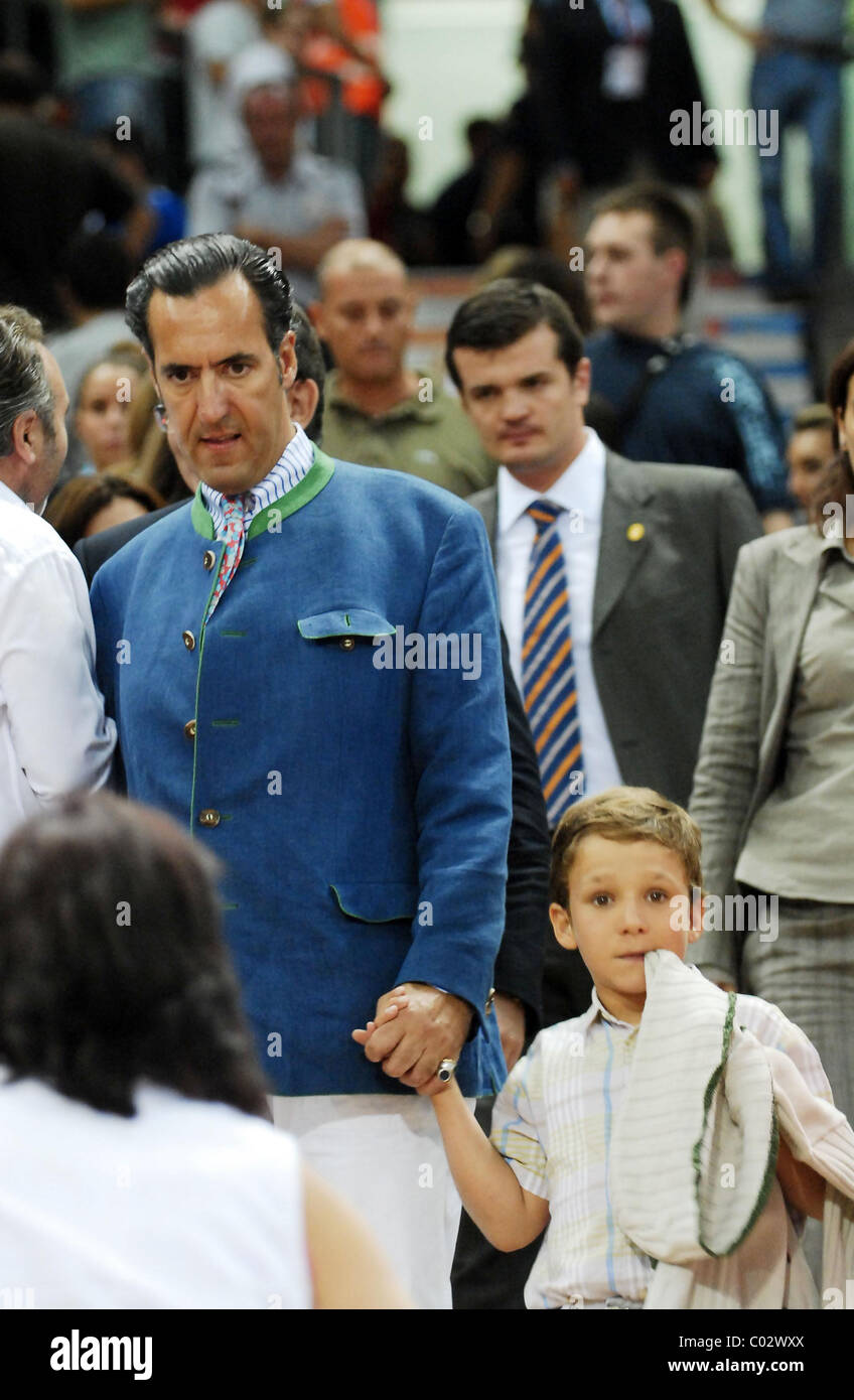 Jaime de Marichalar y Saenz de Tejada and his son Don Felipe Juan ...