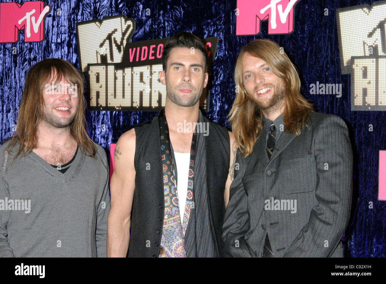 Maroon 5 MTV Video Music Awards - Arrivals at the Palms Hotel and ...