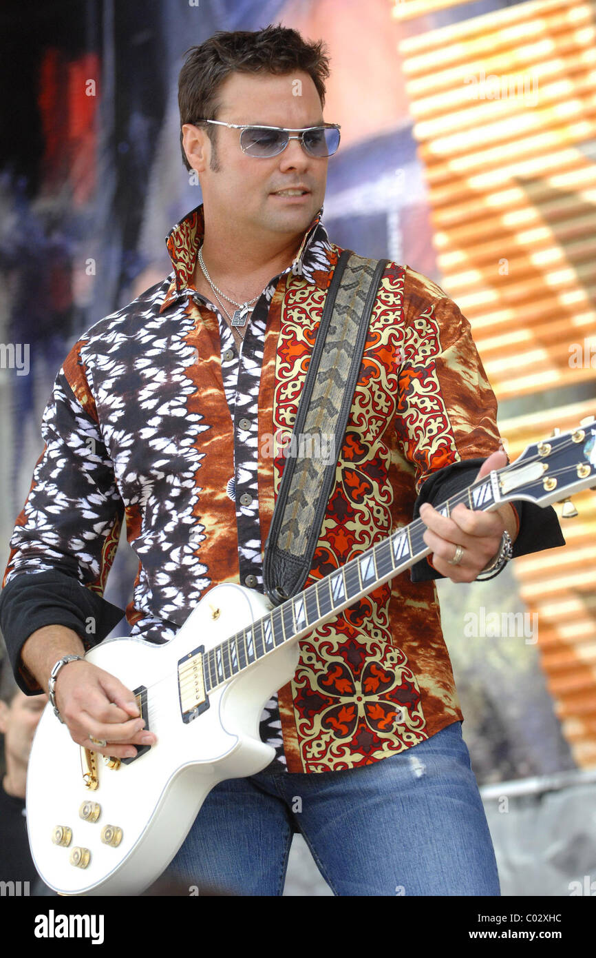 Montgomery Gentry performing at 'Farm Aid' on Randall's Island New York ...
