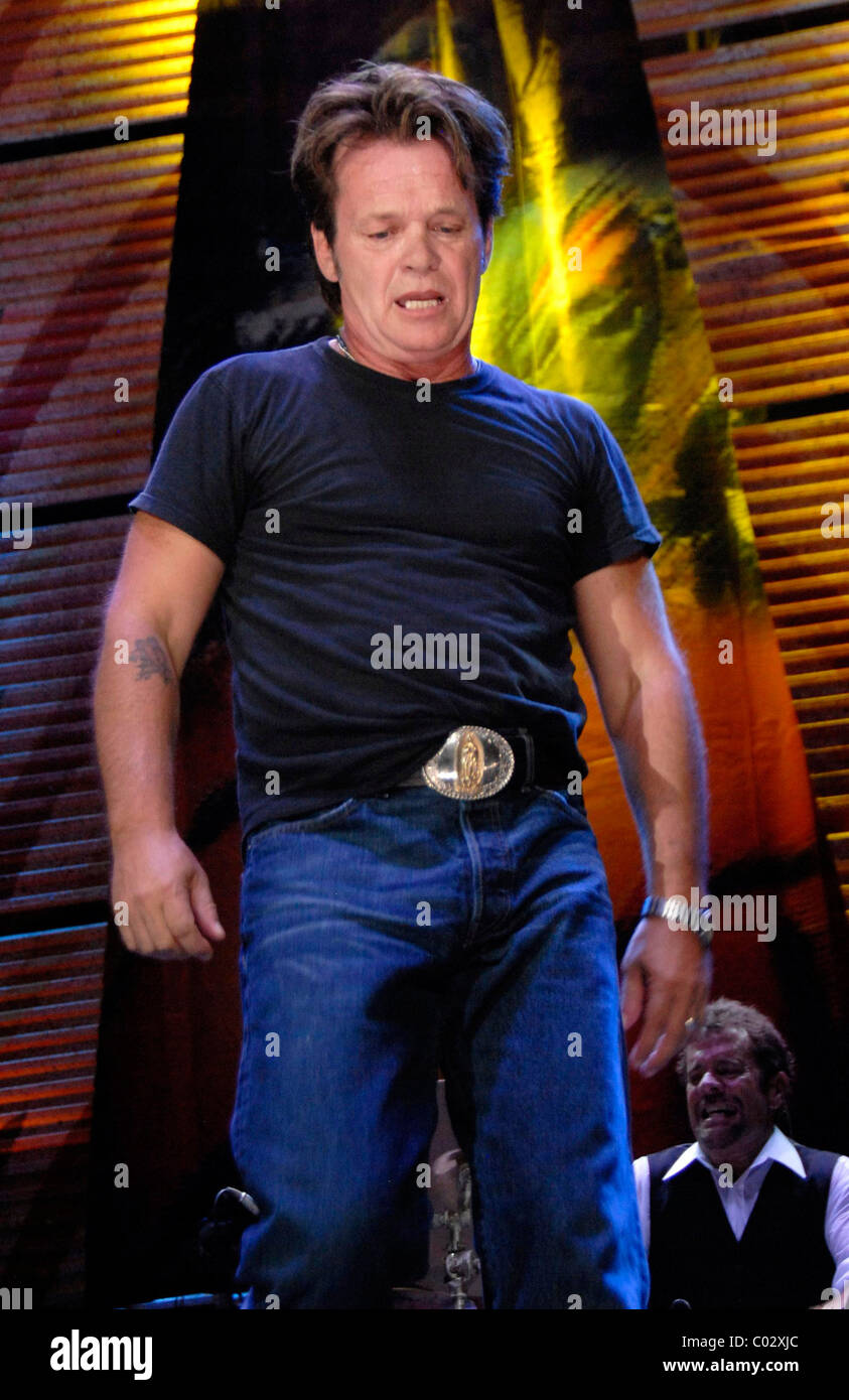 John Mellencamp performing at 'Farm Aid' on Randall's Island New York ...