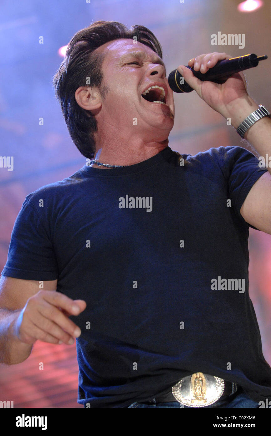 John Mellencamp performing at 'Farm Aid' on Randall's Island New York ...
