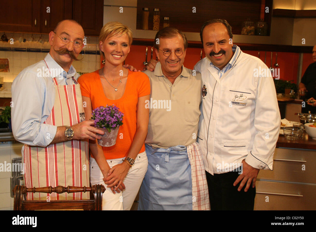 Horst Lichter, Yvonne Trojek, Jan Hofer, Johann Lafer on German cooking ...