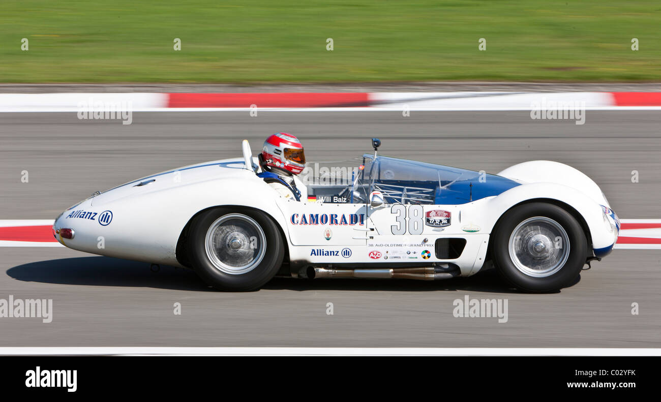 Race of post-war racing cars at the Oldtimer Grand Prix 2010 on the ...