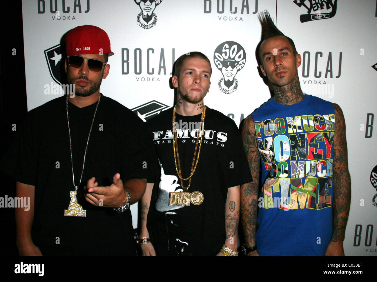 DJ Drama, Jeremy Rogers and Travis Barker The 2007 MTV Video Music ...
