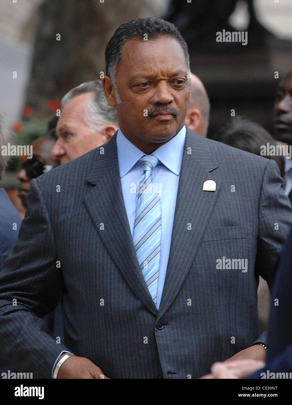 Revd Jesse Jackson Unveiling of Nelson Mandela's statue in Parliament ...