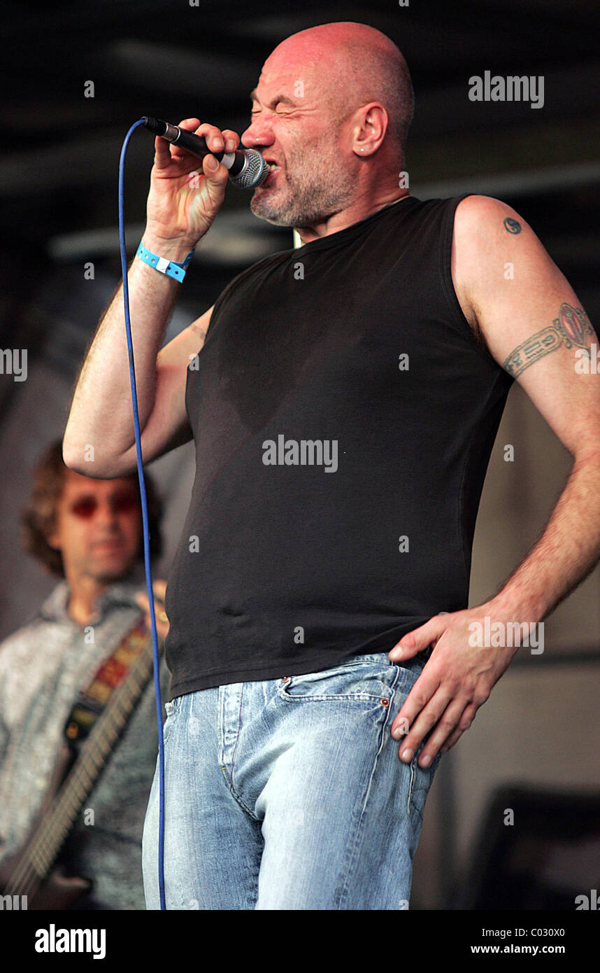 Derek Dick Fish performing live on stage at 'Hobble On The Cobbles ...