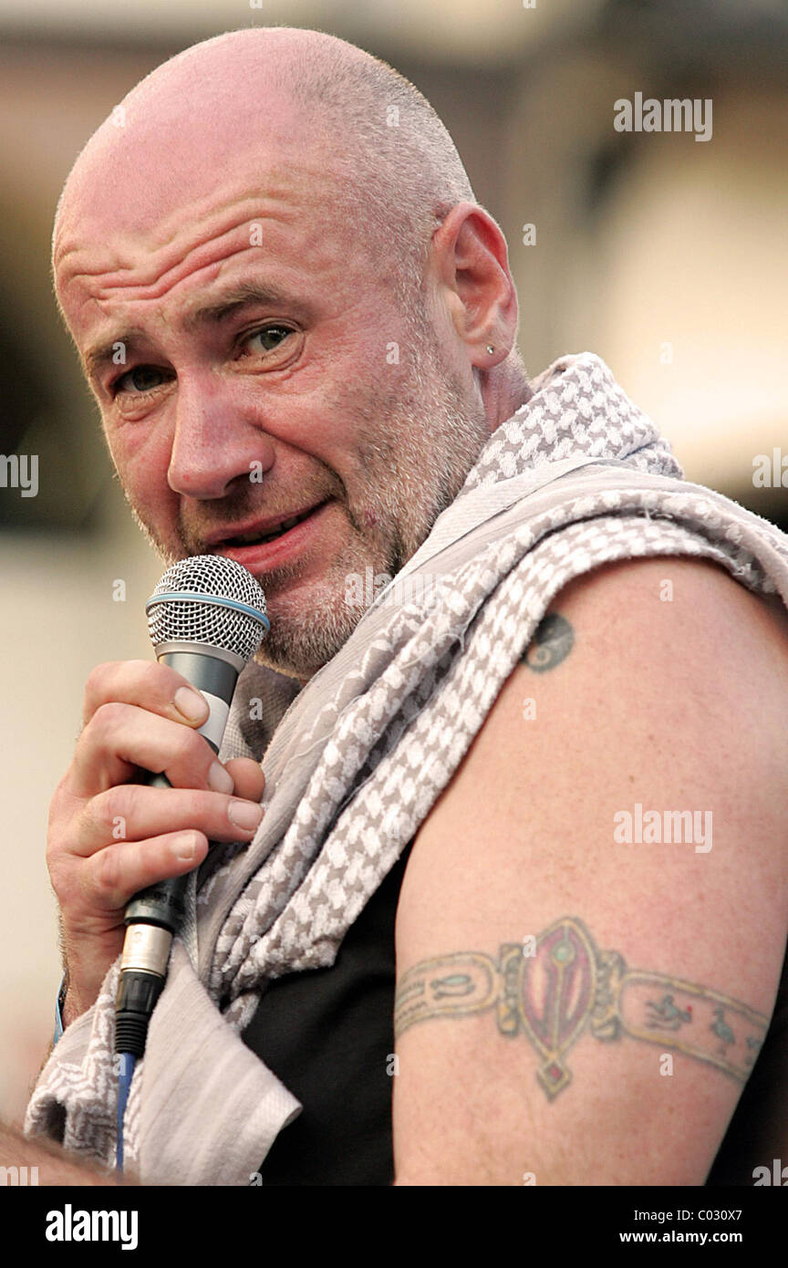 Derek Dick Fish performing live on stage at 'Hobble On The Cobbles ...