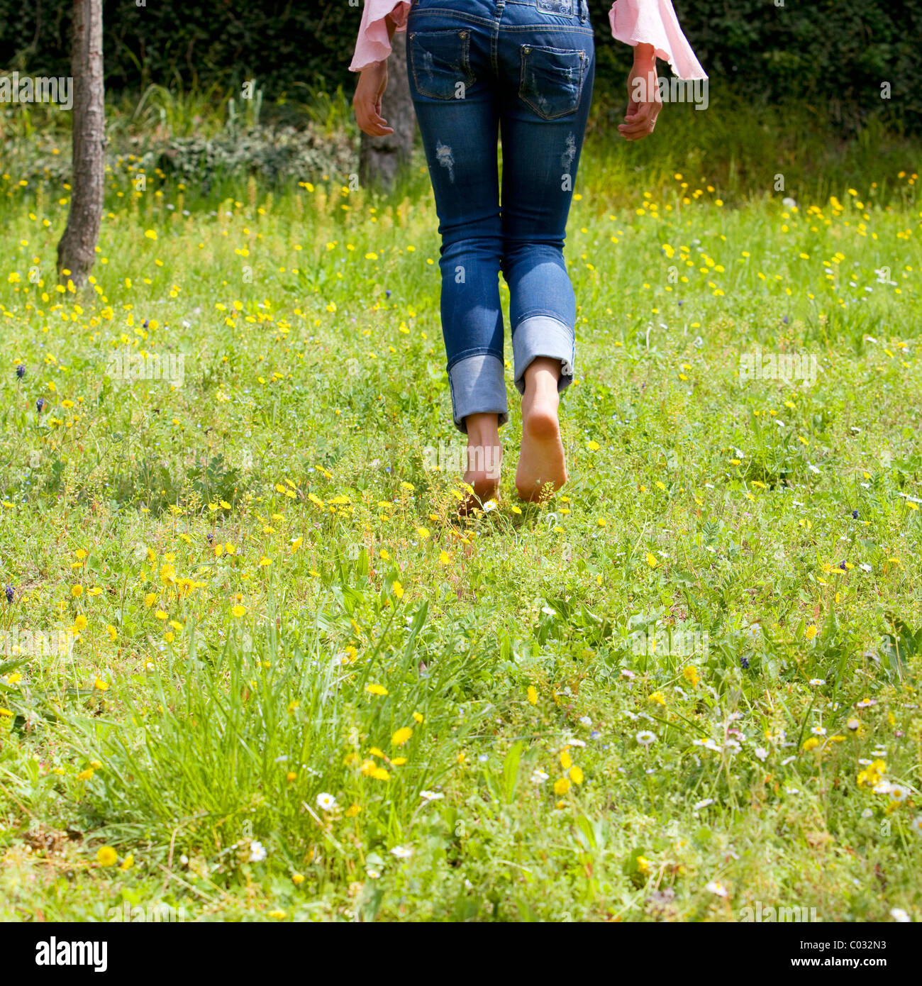 girl walking outdoor Stock Photo - Alamy