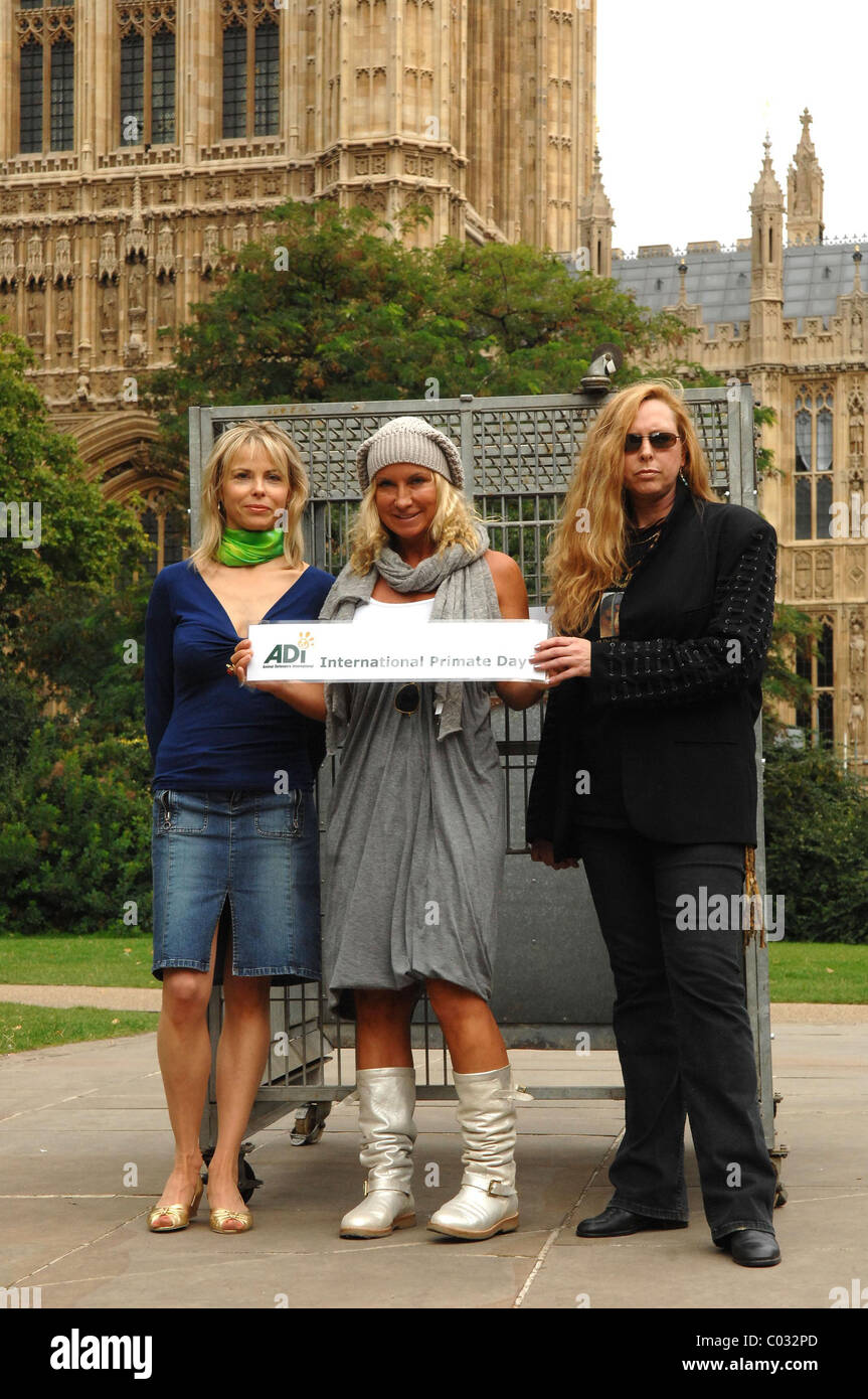 Julia Stephenson, Meg Mathews and Maria Daines Celebrities 'do time ...