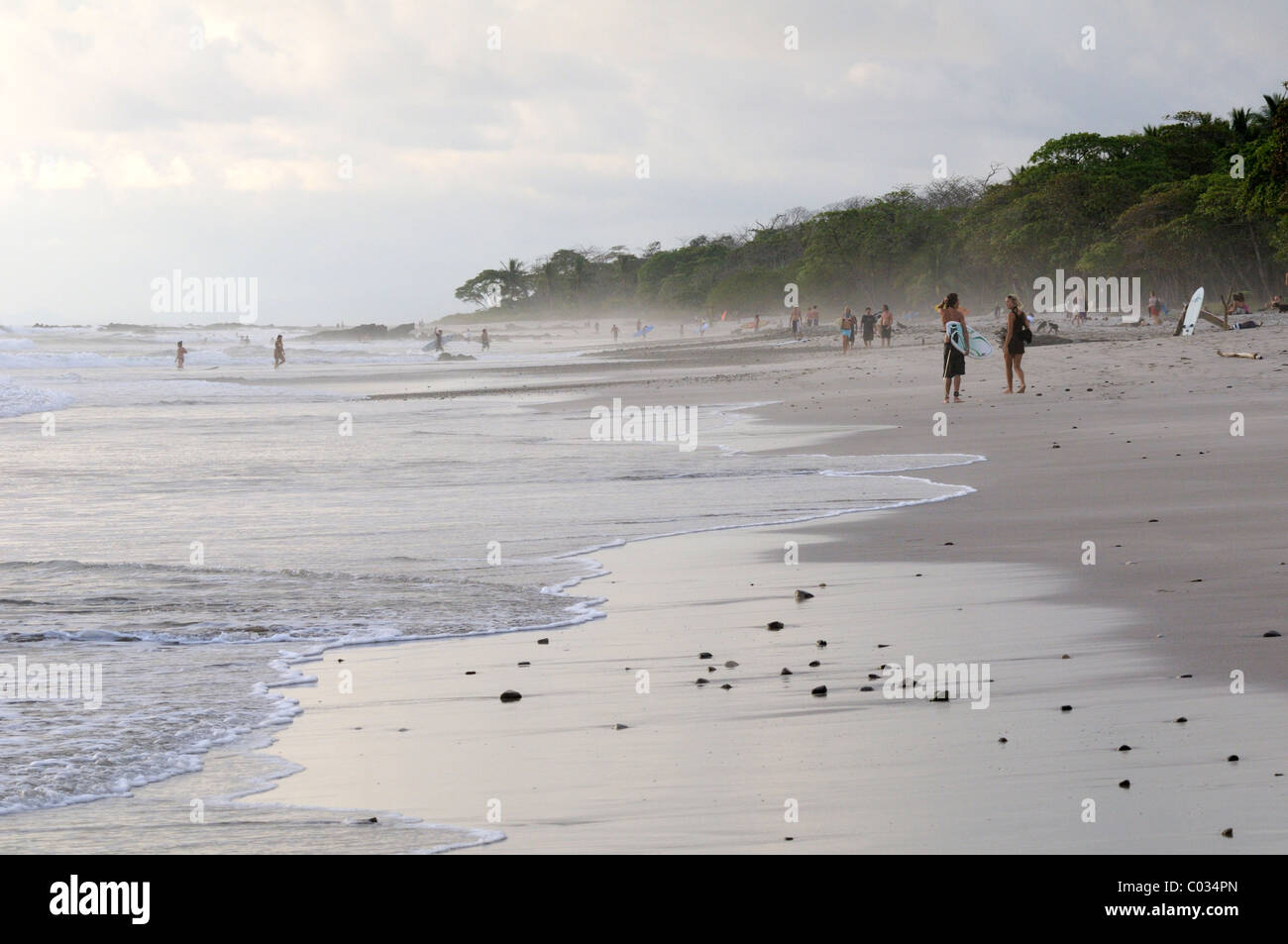 Great beach on the westcoast of Costa Rica Stock Photo - Alamy
