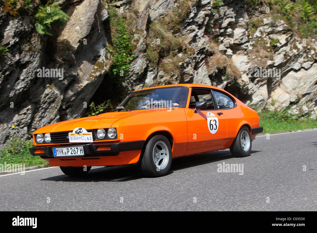 Orange capri car hi-res stock photography and images - Alamy