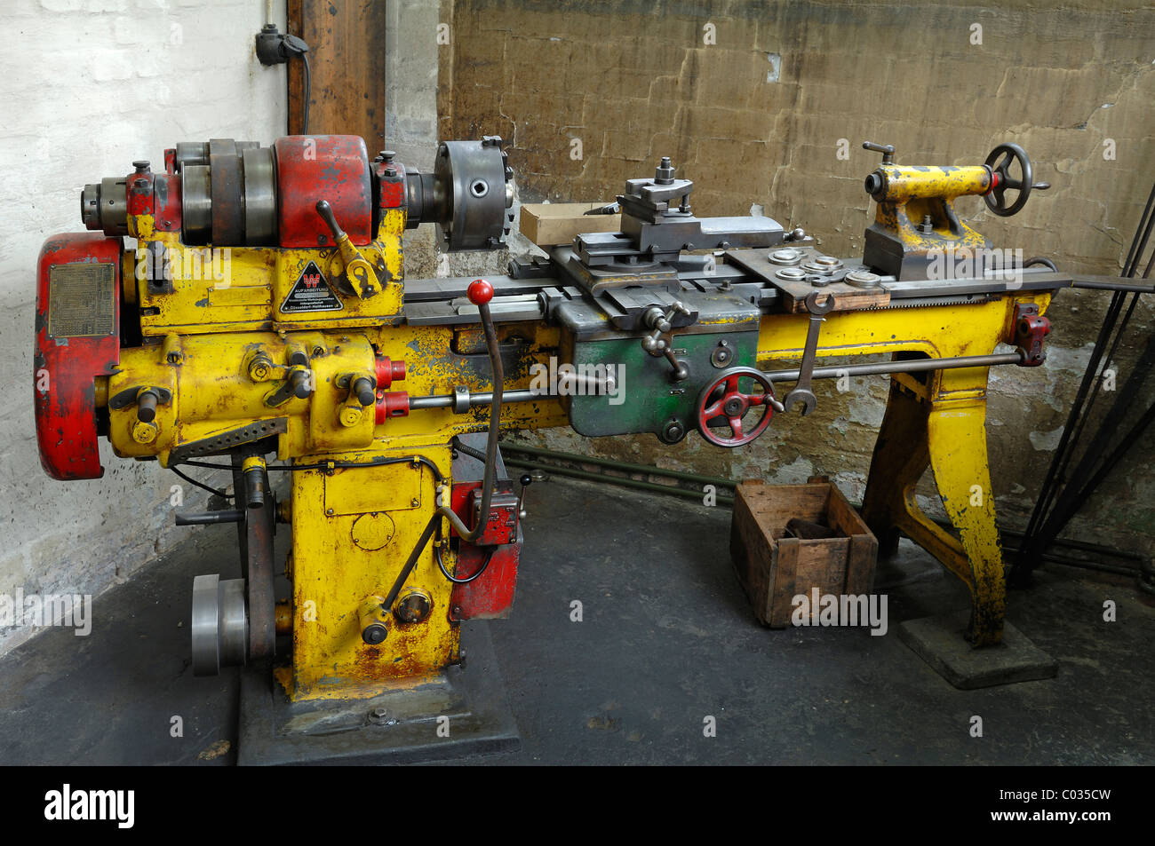 Machine for the manufacture of matrices, 1957, in an old drop forge ...