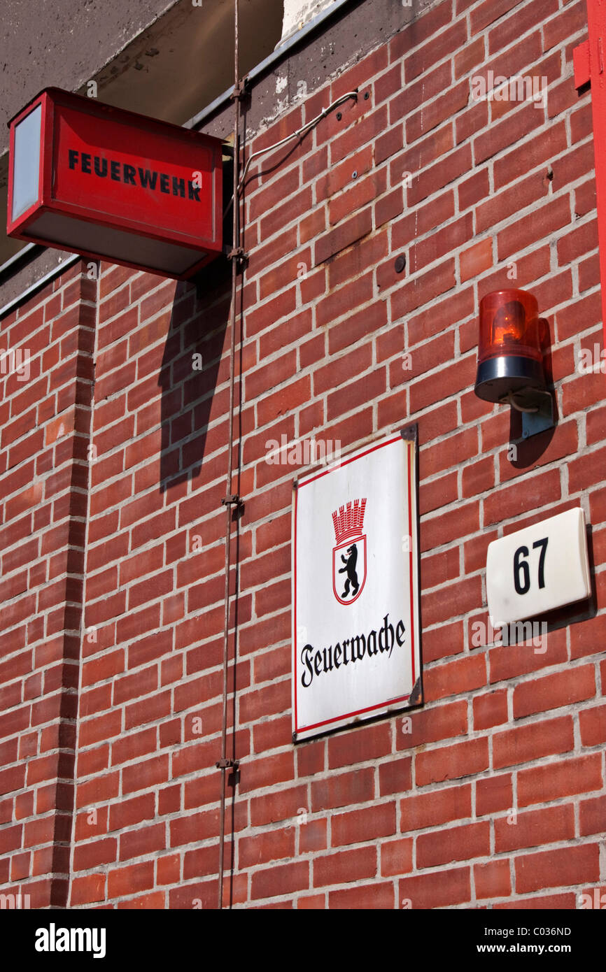 Fire station in Marzahn, Berlin, Germany, Europe Stock Photo - Alamy