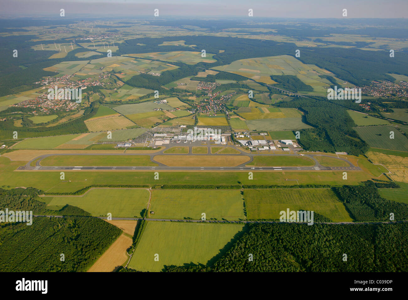 Aerial photo airport paderborn lippstadt hi-res stock photography and ...