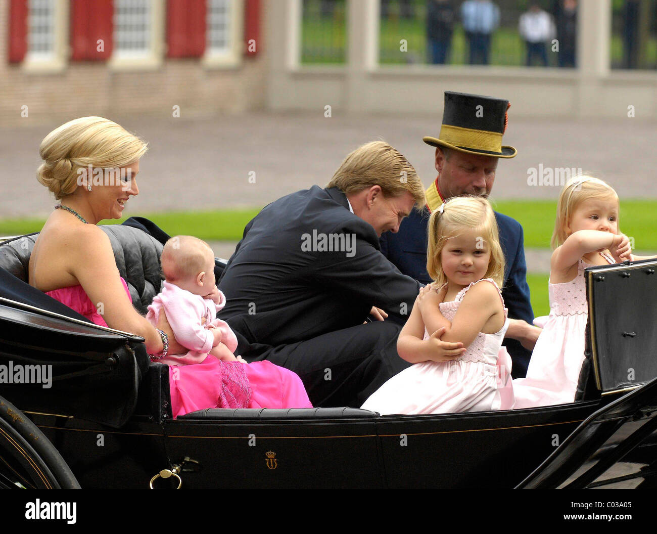 Prince Willem Alexander, Princess Maxima, Princess Amalia, Princess ...