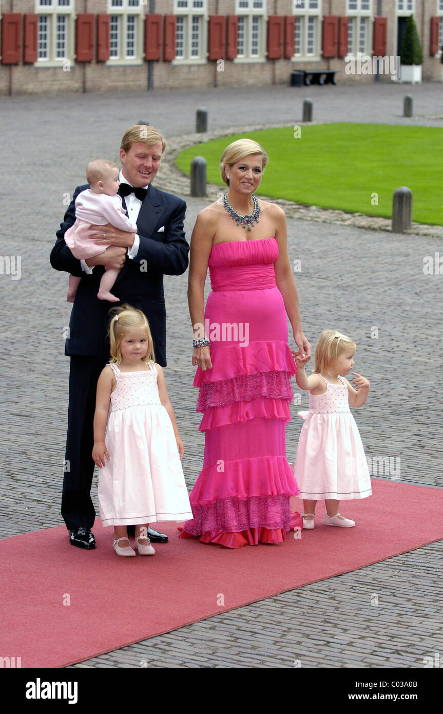 Prince Willem Alexander, Princess Maxima, Princess Amalia, Princess ...