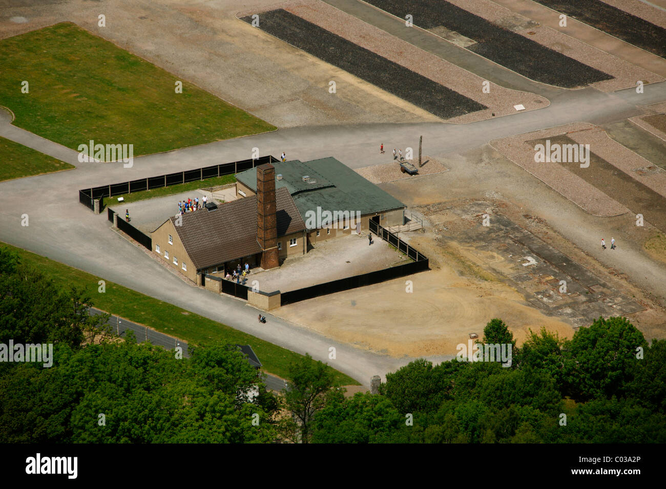 Buchenwald concentration camp aerial view hi-res stock photography and ...