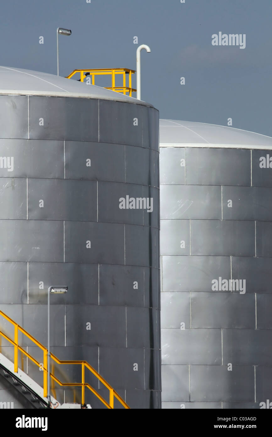 industrial storage tanks Stock Photo - Alamy