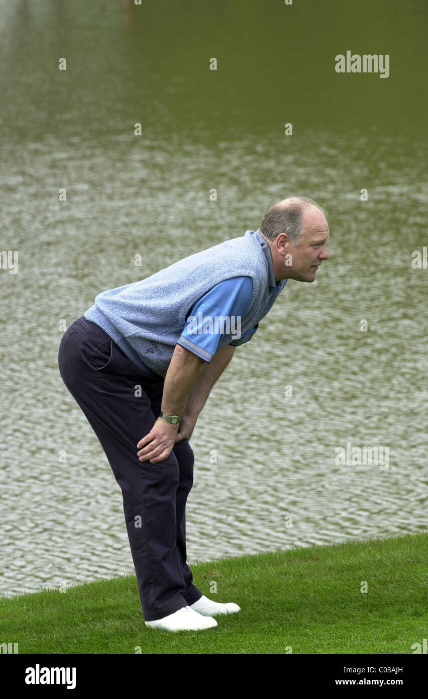 Andy Gray on Belfrey Golf Course Stock Photo - Alamy