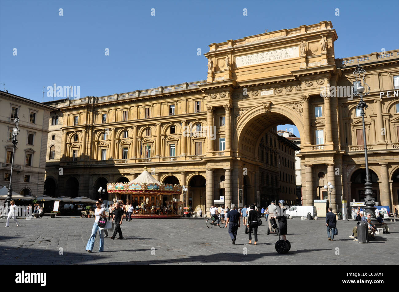 Piazza della Repubblica, Florence, Italy, Europe Stock Photo - Alamy