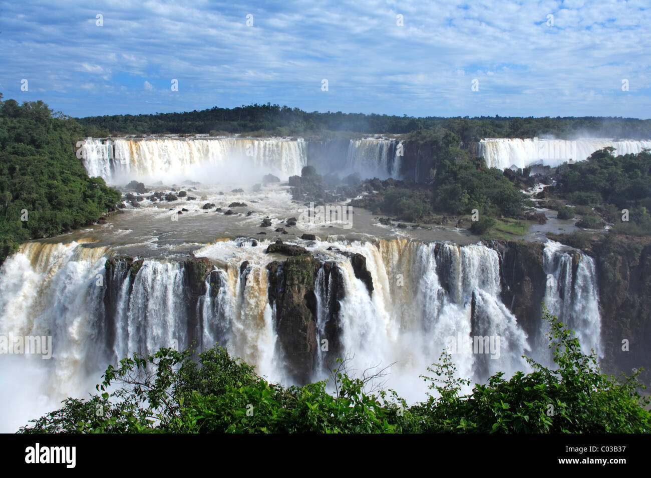 Iguazu Falls, Iguazu National Park, Brazil, South America Stock Photo ...