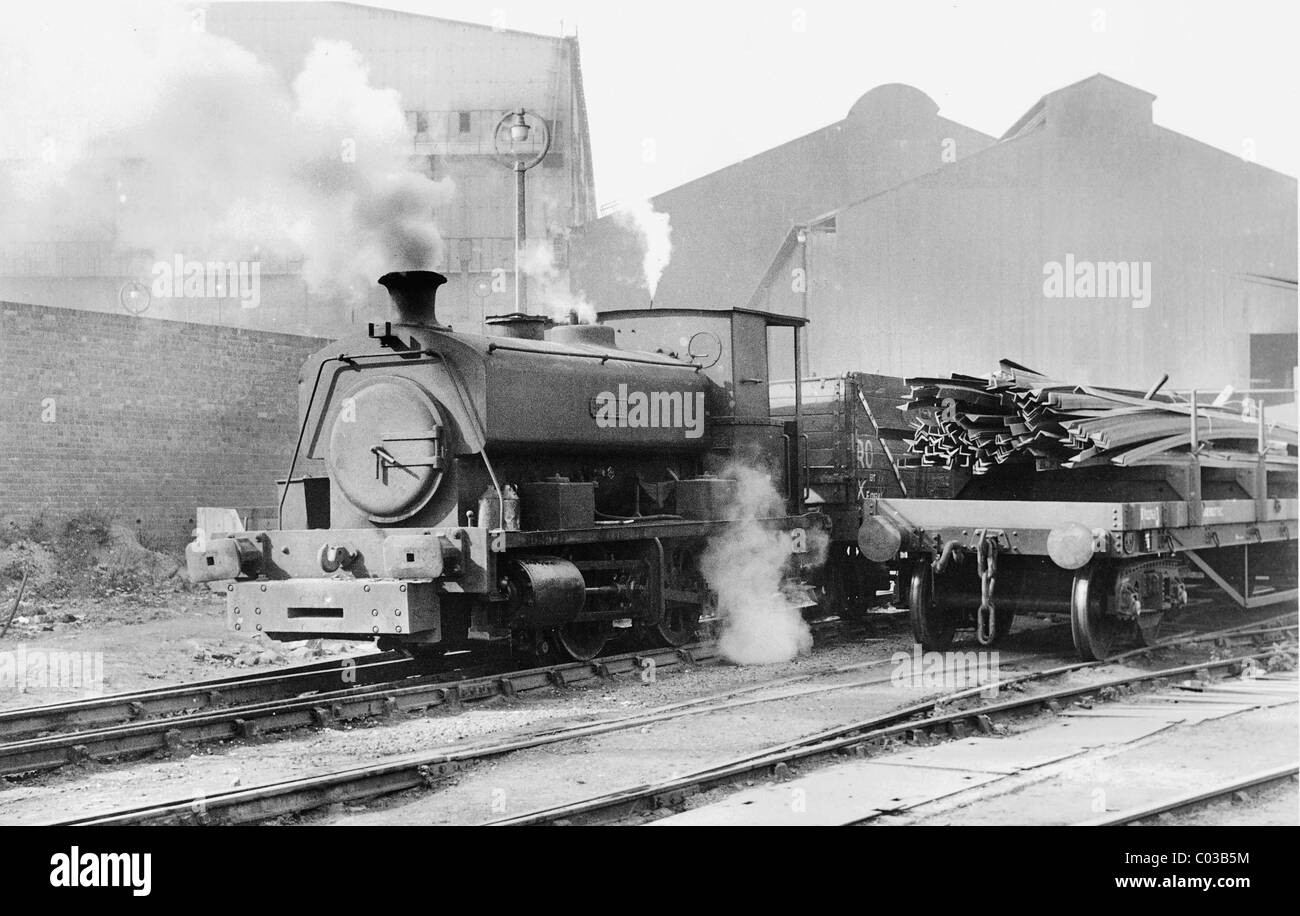 Steam locomotive named Billy working at Round Oak Steel Works Brierley ...