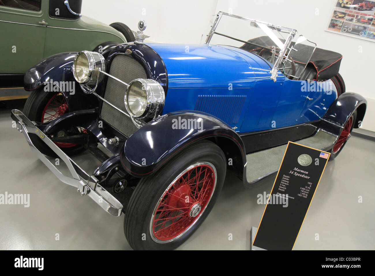 Marmon 34 Speedster vintage car built in 1922, Autosammlung Steim car ...