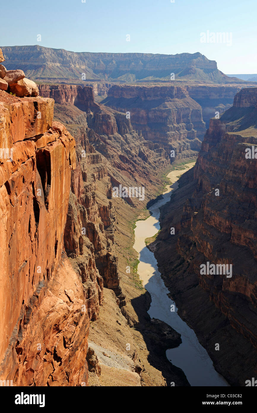 Toroweap Point, Grand Canyon North Rim, Colorado River, Arizona, USA ...