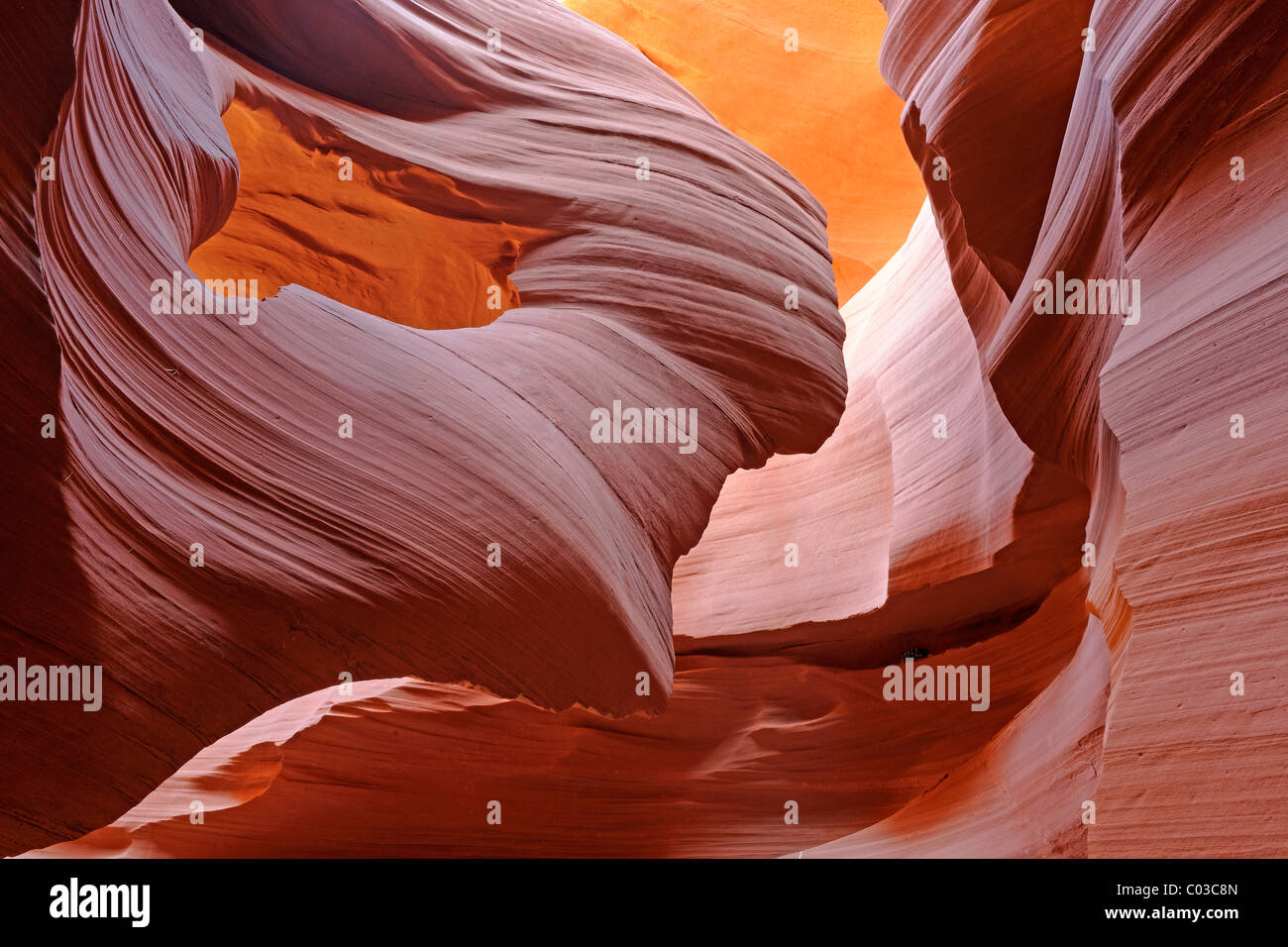 Geological formations, colours and structures in the Antelope Slot ...