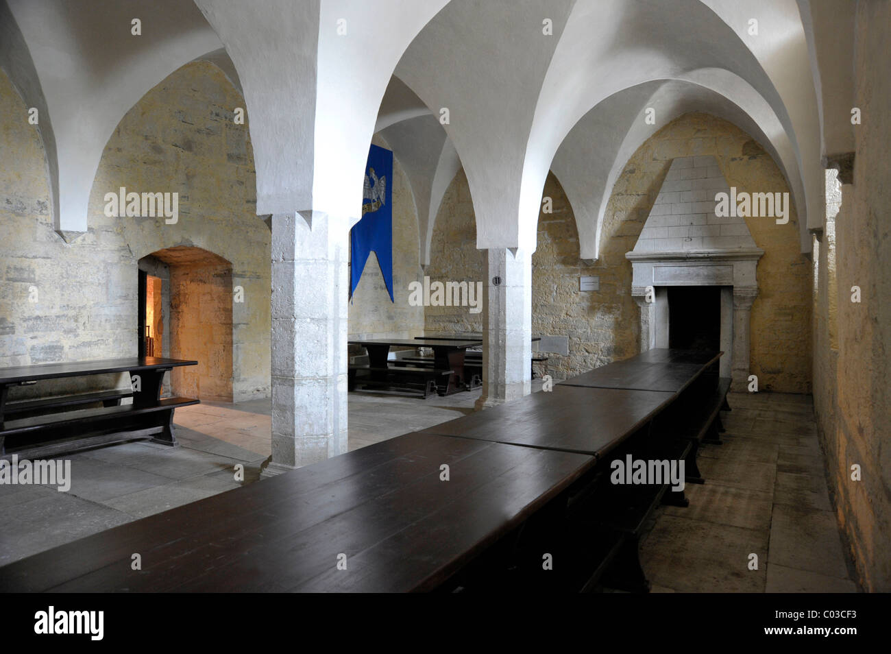 Monks' dormitory in Bishop's Castle, Castle Museum, Eagle Castle ...