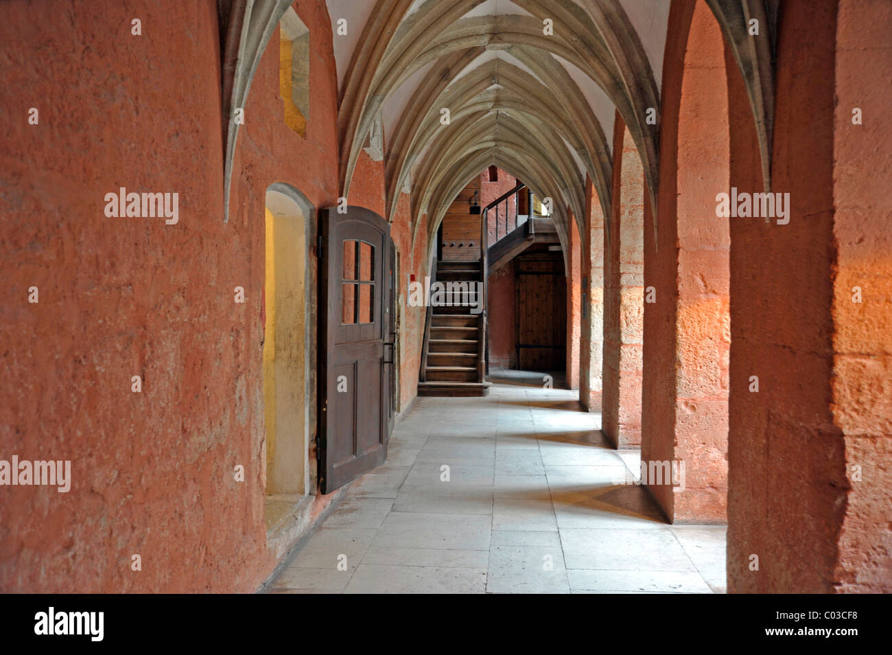 Cloister of the Bishop's Castle, Eagle Castle, Kuressaare, Saaremaa ...