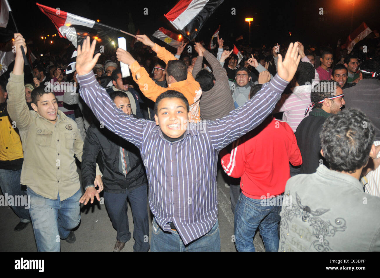 Scenes in and around Tahrir Square as Egyptians celebrate the downfall ...