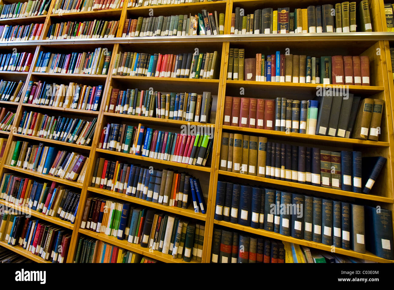 Library, Polytechnic University, Milan, Italy Stock Photo - Alamy