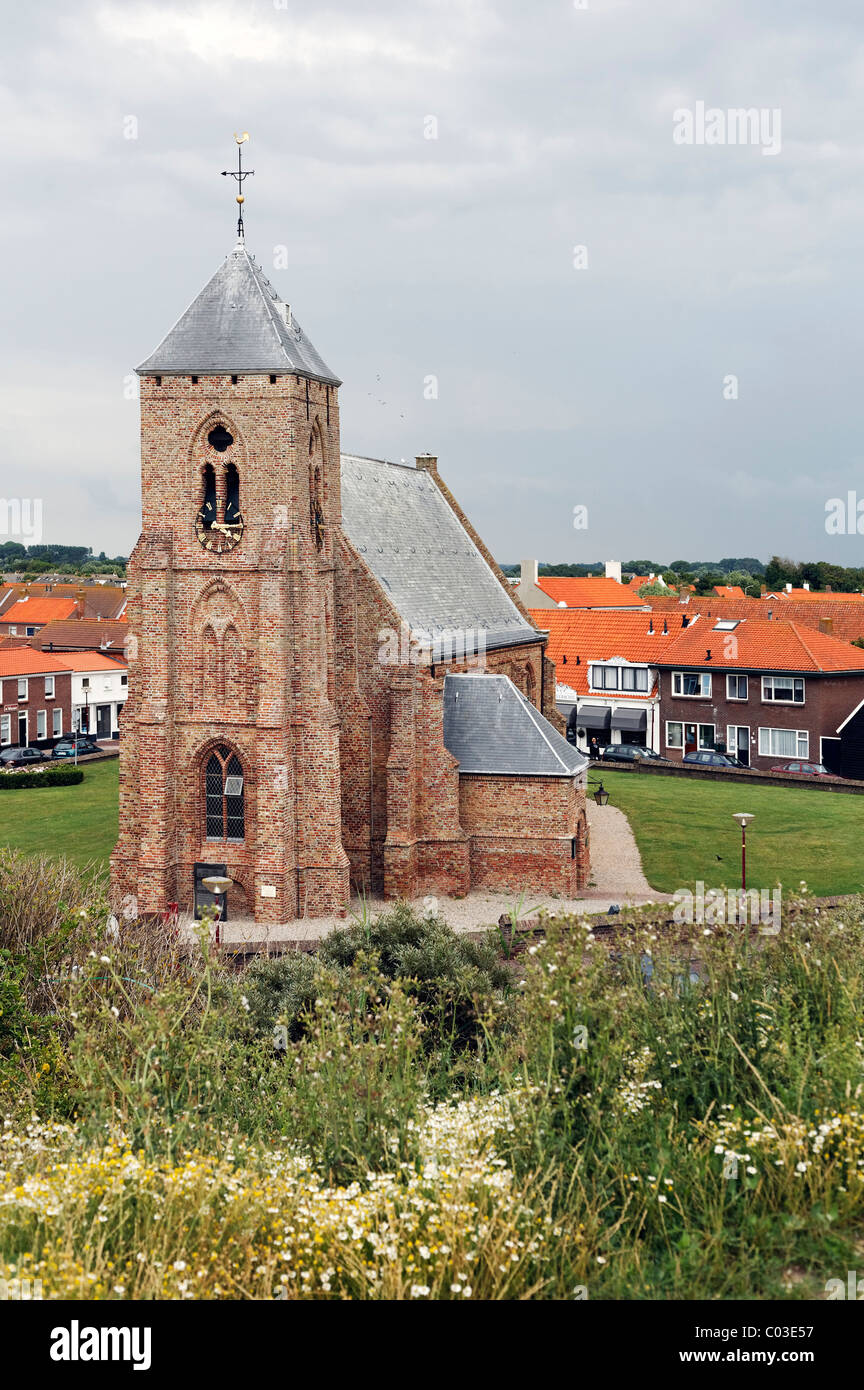 Village church zoutelande walcheren zeeland hi-res stock photography ...