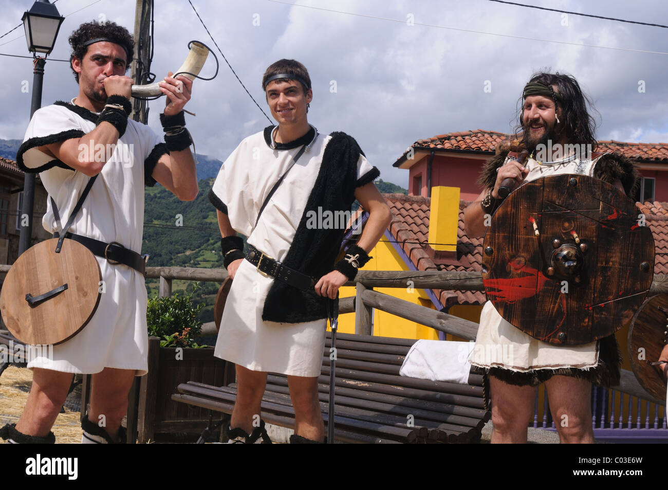 Astures in the Main Square " Astur-Roman Festival of La Carisa ...