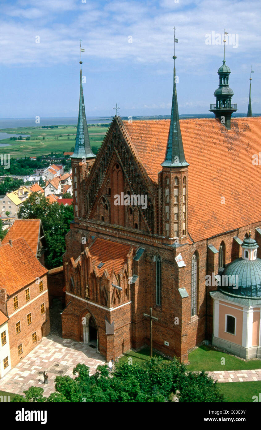 Cathedral of the Bishop's Castle, overlooking the Vistula Lagoon ...