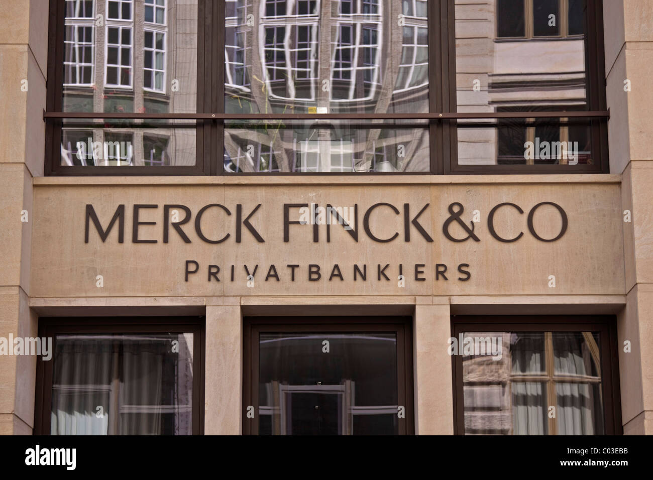 Subsidiary of Merck Finck & Co private bankers in Berlin, Taubenstrasse ...