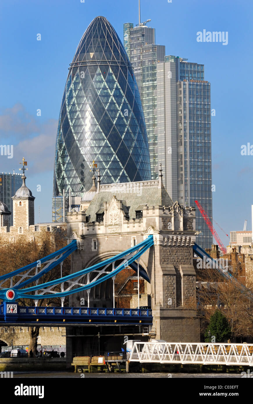 Modern buildings on the City of London skyline Stock Photo - Alamy