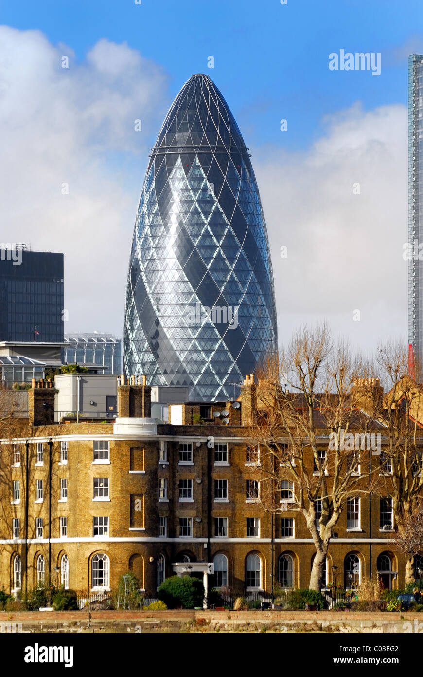 Modern buildings on the City of London skyline Stock Photo - Alamy