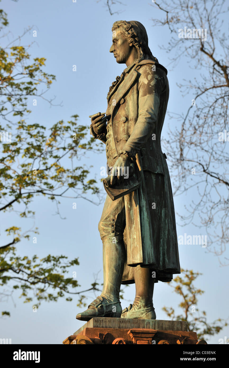 Friedrich Schiller monument, Schiller Museum, Marbach am Neckar, Baden ...