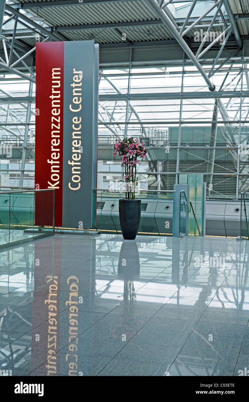 Conference center, airport, Duesseldorf, North Rhine-Westphalia ...