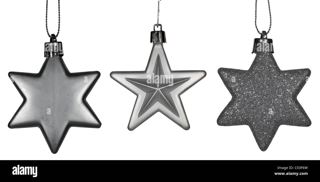 Silver stars isolated hi-res stock photography and images - Alamy