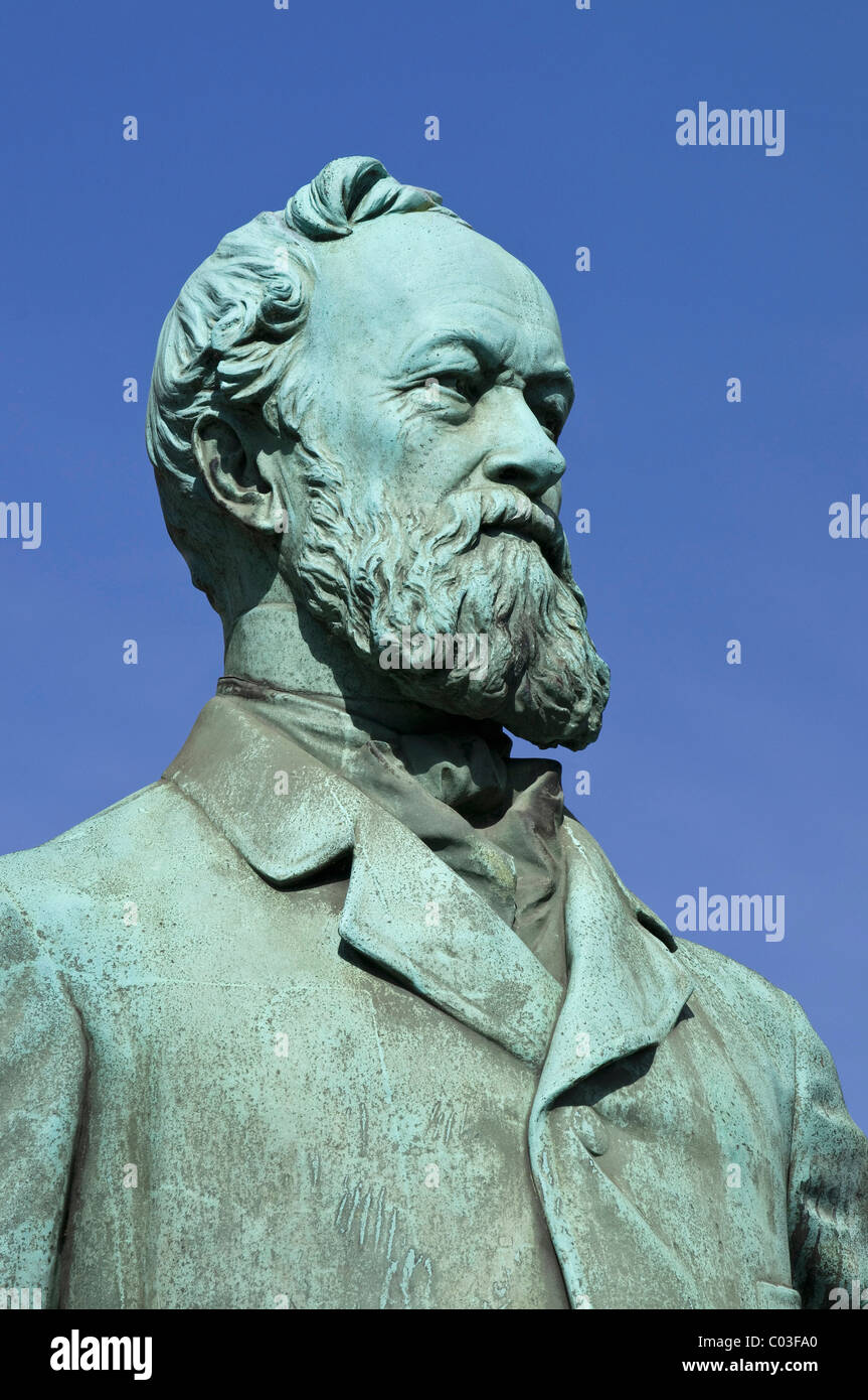 Portrait of Alfred Krupp, industrialist and inventor, Essen, North ...